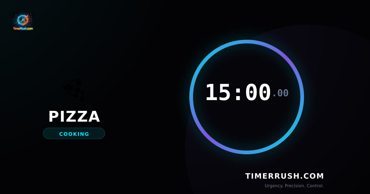 Pizza Timer - Perfect Pizza Baking Timer | timerrush.com